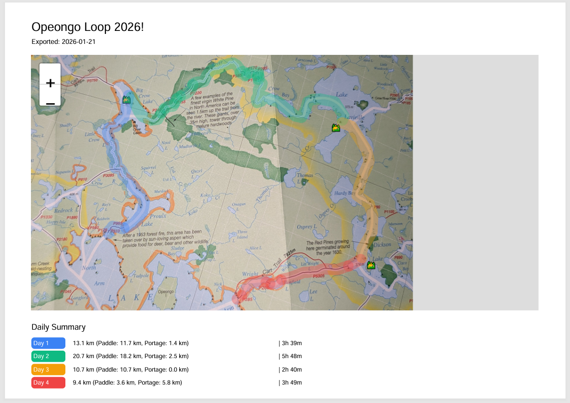 MapMyPortage - Plan Your Paddle Adventures